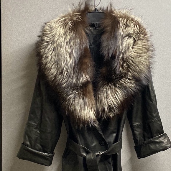 peruzzi | Jackets & Coats | Italian Fur Leather Jacket | Poshmark